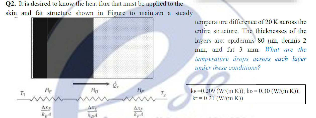 Solved Q2. It is desired to know the heat flux that must be | Chegg.com
