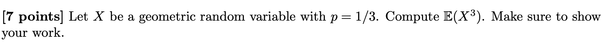 Solved Let X Be A Geometric Random Variable With P13 0976