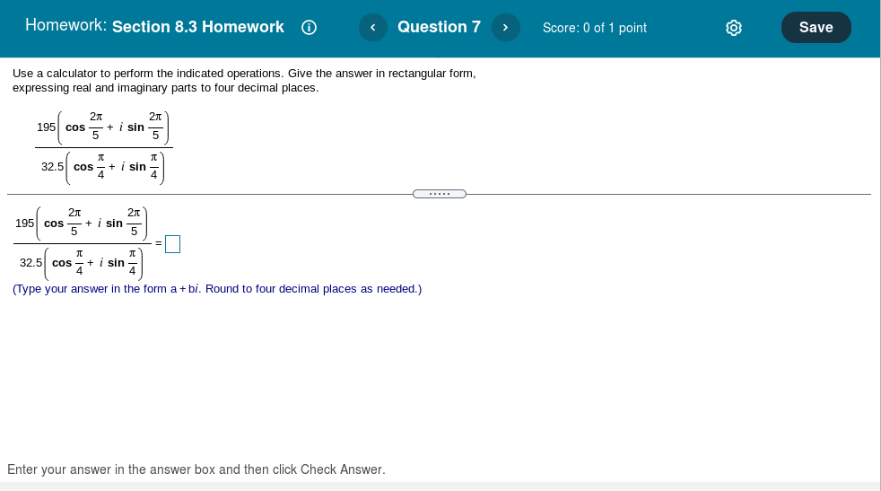 Solved Homework Section 8 3 Homework Question 7 Score 0