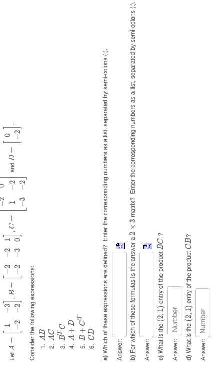 Solved 1 2 2 Let A B C 2 And D 4 ² 3 ₁ 22 2 2 