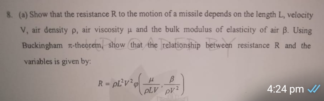Solved 8. (a) Show that the resistance \\( \\mathrm{R} \\) | Chegg.com