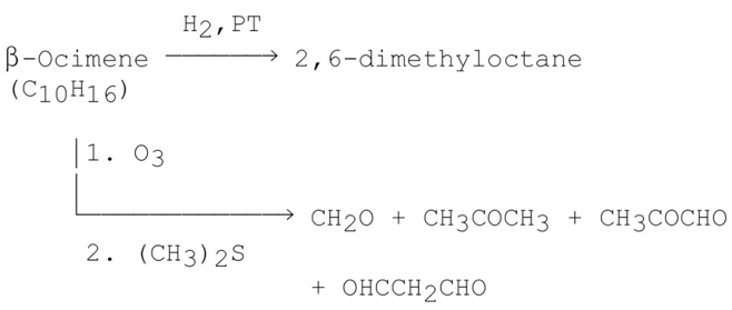 Solved b-Ocimene is a natural product with a pleasant odor. | Chegg.com