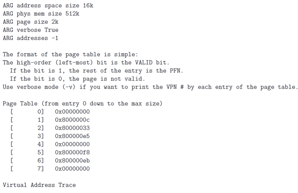 Solved ARG address space size 16k ARG phys mem size 512k ARG | Chegg.com