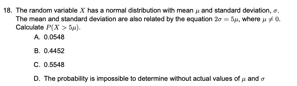 Solved 8. The random variable X has a normal distribution | Chegg.com