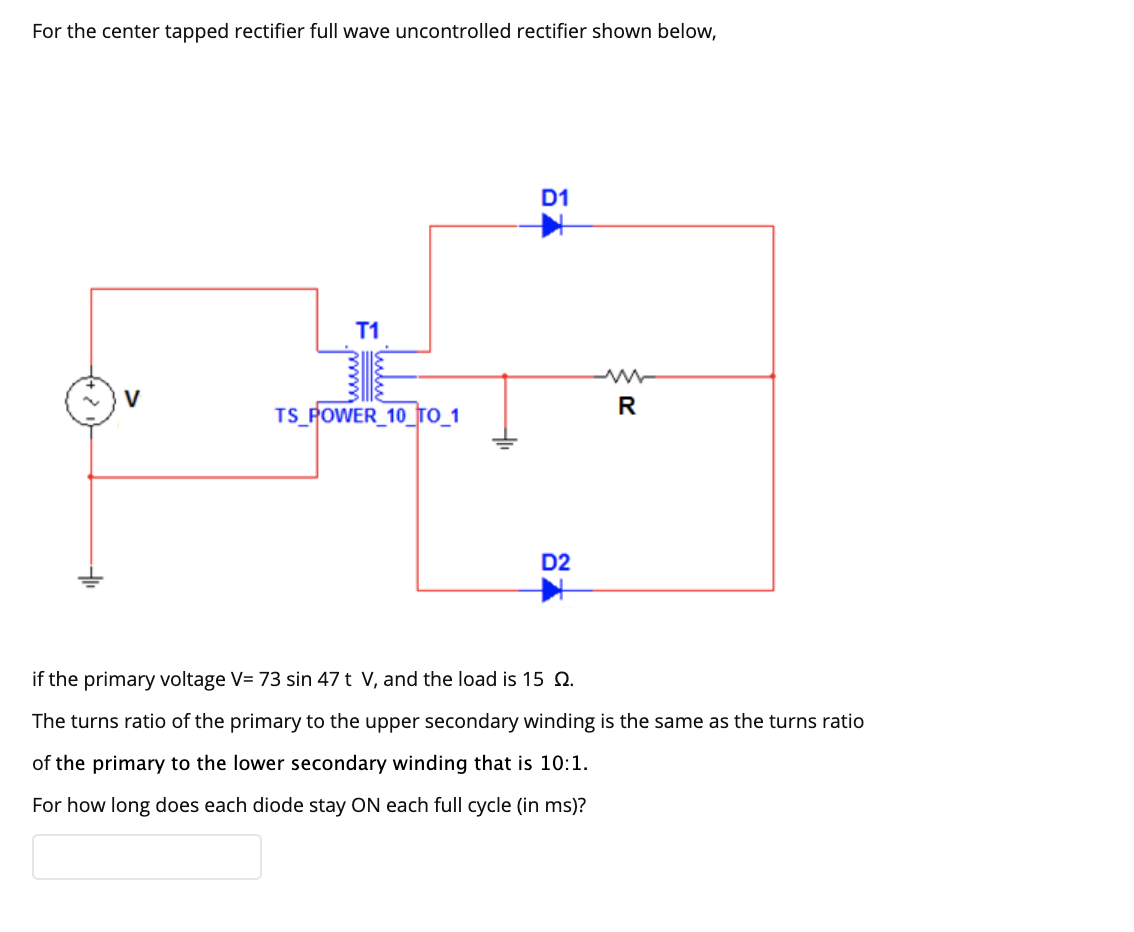 Solved For the circuit shown below: D SR Vs assuming ideal | Chegg.com