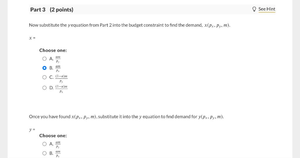 Solved One of the most common functional forms used in | Chegg.com