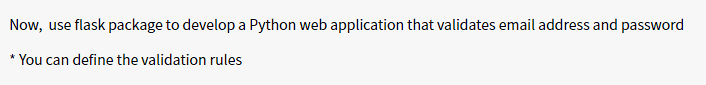 Solved Now, use flask package to develop a Python web | Chegg.com