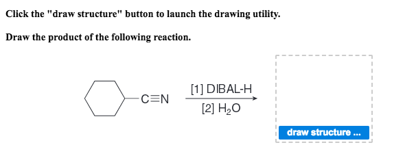 Solved Click the "draw structure" button to launch the | Chegg.com