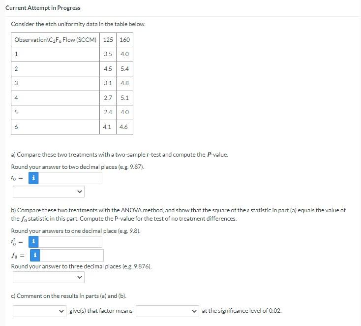 Solved Current Attempt in Progress Consider the etch | Chegg.com