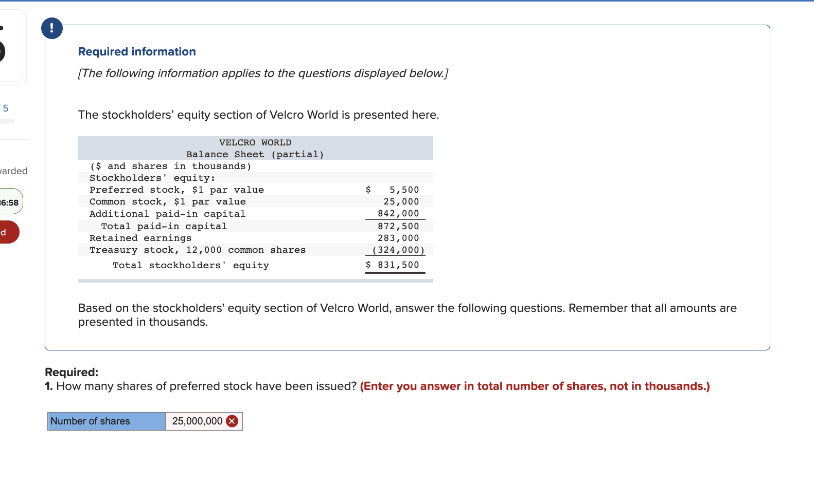 Solved Required information [The following information | Chegg.com
