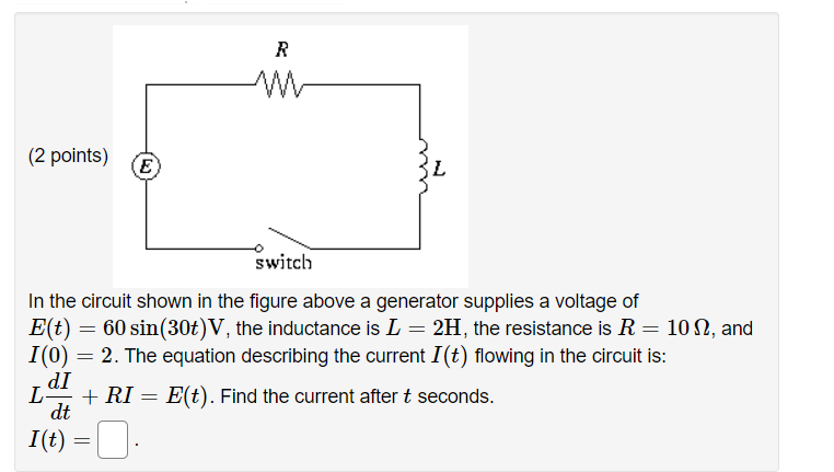 Solved In the circuit shown in the figure above a generator | Chegg.com
