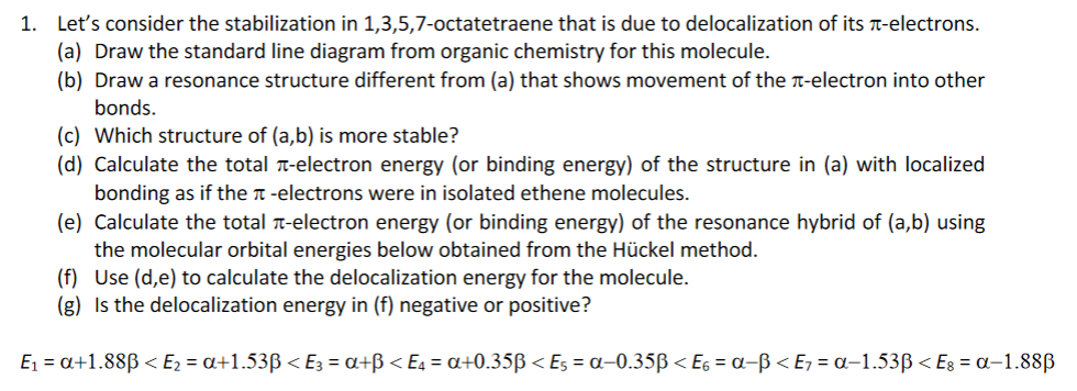 Solved 1. Let's consider the stabilization in | Chegg.com