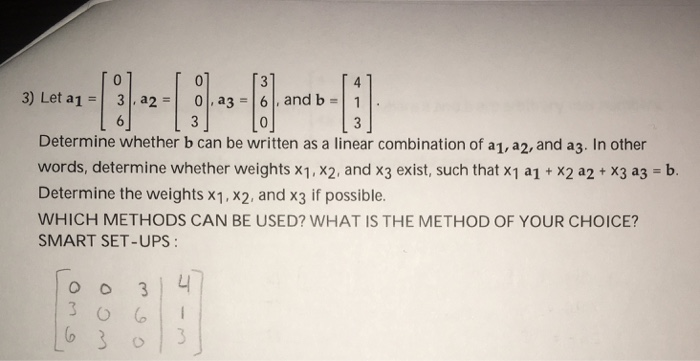 Solved 3 Let A1 3 A 0 A3 6 And B 1 Determine Whether B
