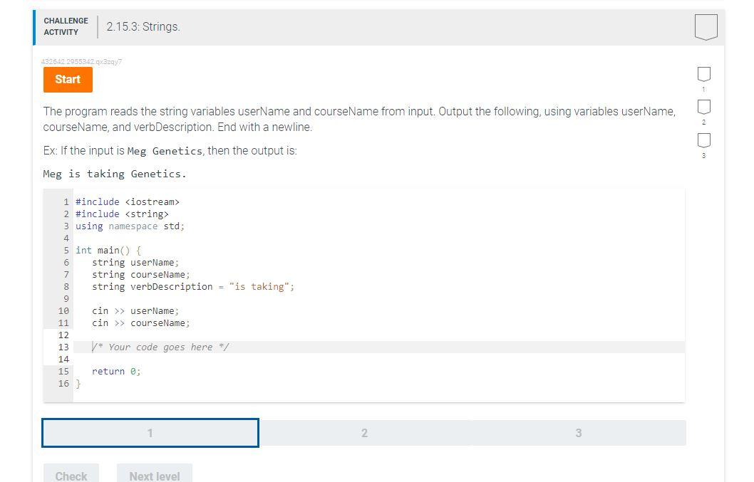 Solved Type the program's output \#include using namespace | Chegg.com