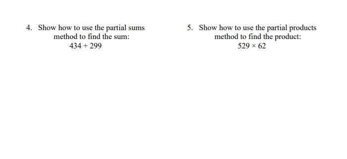 Solved Show how to use the partial sumsmethod to find the | Chegg.com