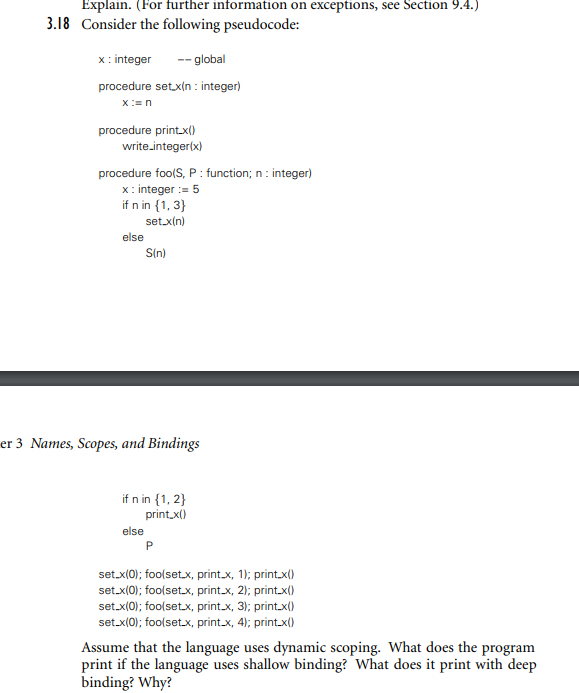 Solved Explain. (For further information on exceptions, see | Chegg.com