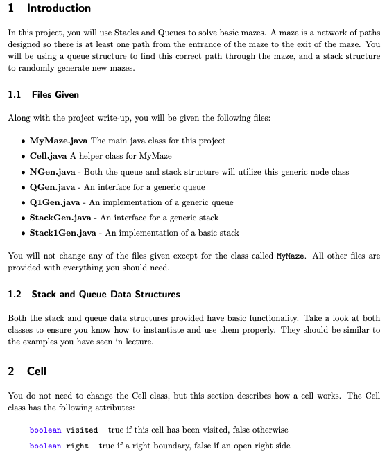 1 Introduction In this project, you will use Stacks | Chegg.com