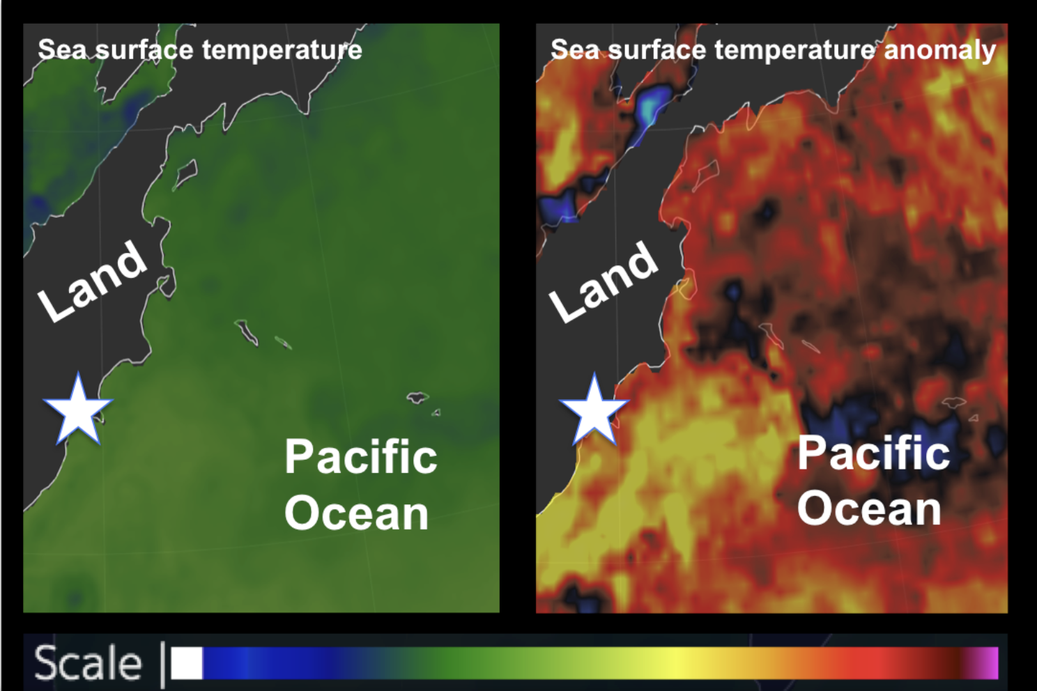 Solved Climate data in October 2020. They show ocean | Chegg.com