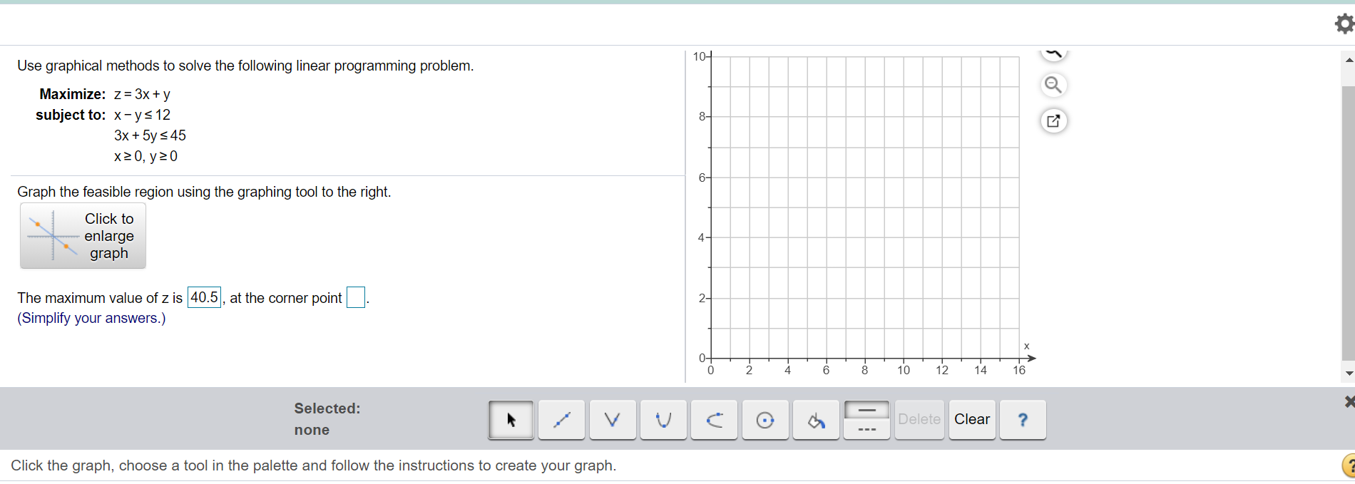 Solved 104 Use graphical methods to solve the following | Chegg.com