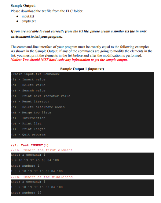 Solved In this assignment, you will create a Sorted | Chegg.com
