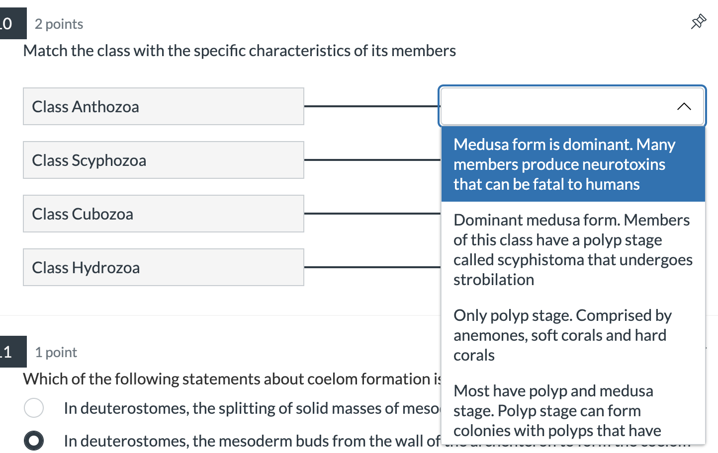 Solved Match the class with the specific characteristics of | Chegg.com