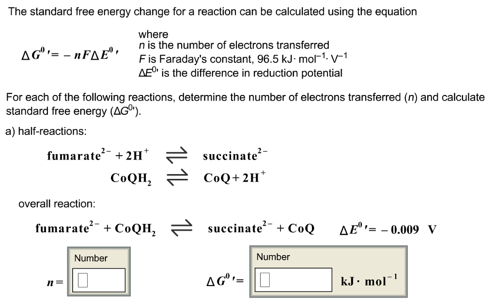Solved The standard free energy change for a reaction can be | Chegg.com