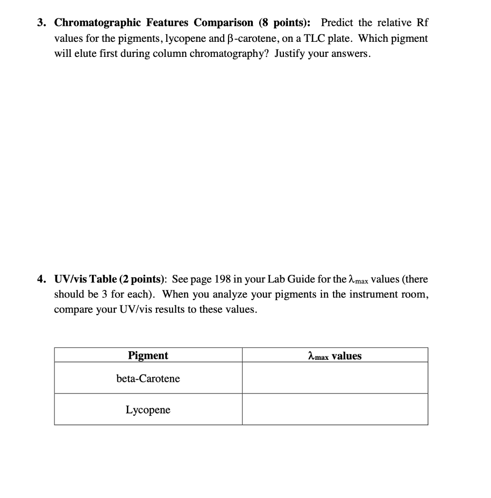 5. Prelab Exercise (6 points): a. What technique is | Chegg.com