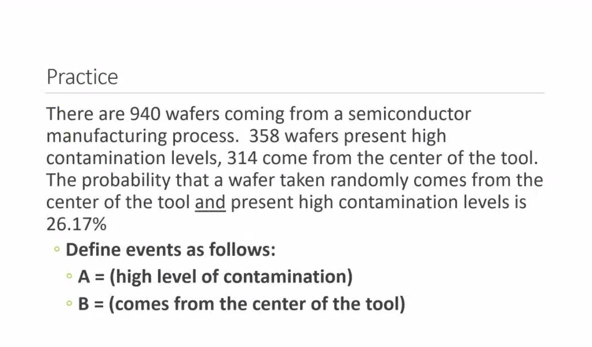 Solved Practice There are 940 wafers coming from a | Chegg.com