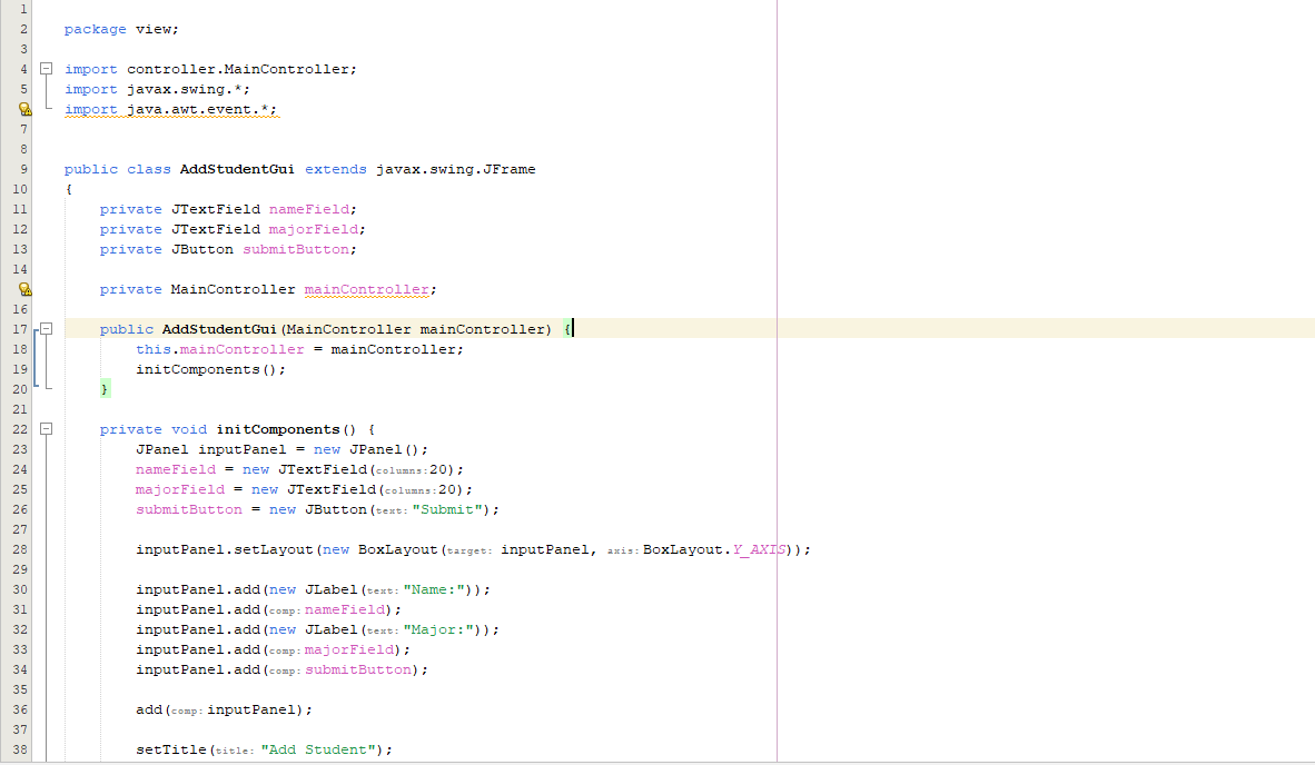 Solved I have a code about student list + major, it's about | Chegg.com