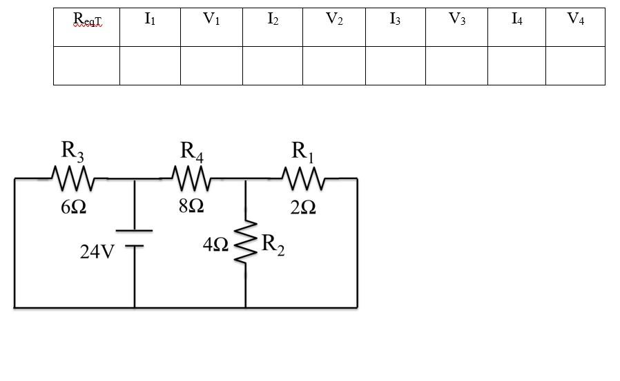 Solved Read 11 Vi 12 V V2 13 V3 14 V4 R3 M 692 R4 M R M 892 | Chegg.com