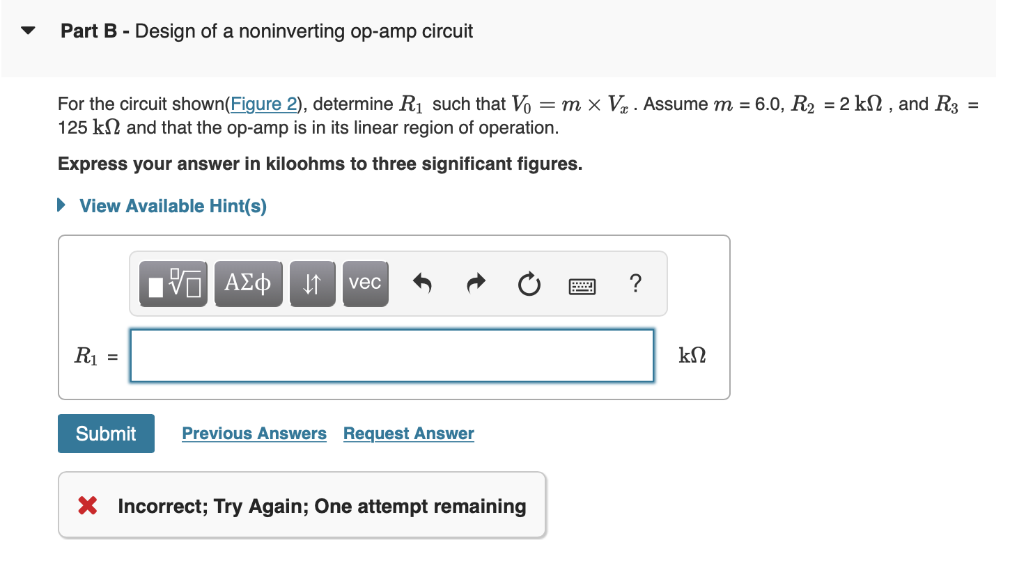 Solved For the circuit shown(Figure 1), determine V0 when R1 | Chegg.com