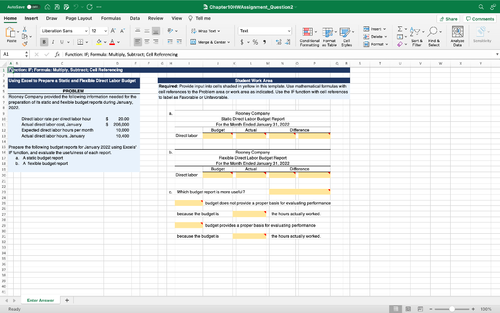 Solved AutoSave OF AAP 2 Chapter 10HWAssignment_Question2 | Chegg.com