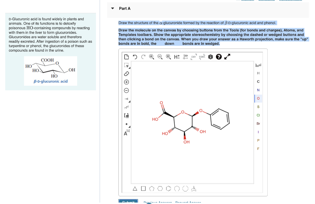 Solved D-Glucuronic acid is found widely in plants and | Chegg.com