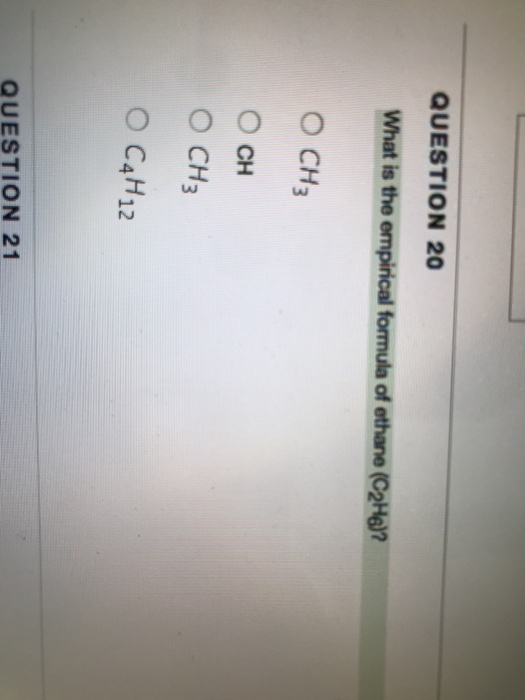 Solved QUESTION 20 What is the CH3 O CH O CH3 C4H12 | Chegg.com