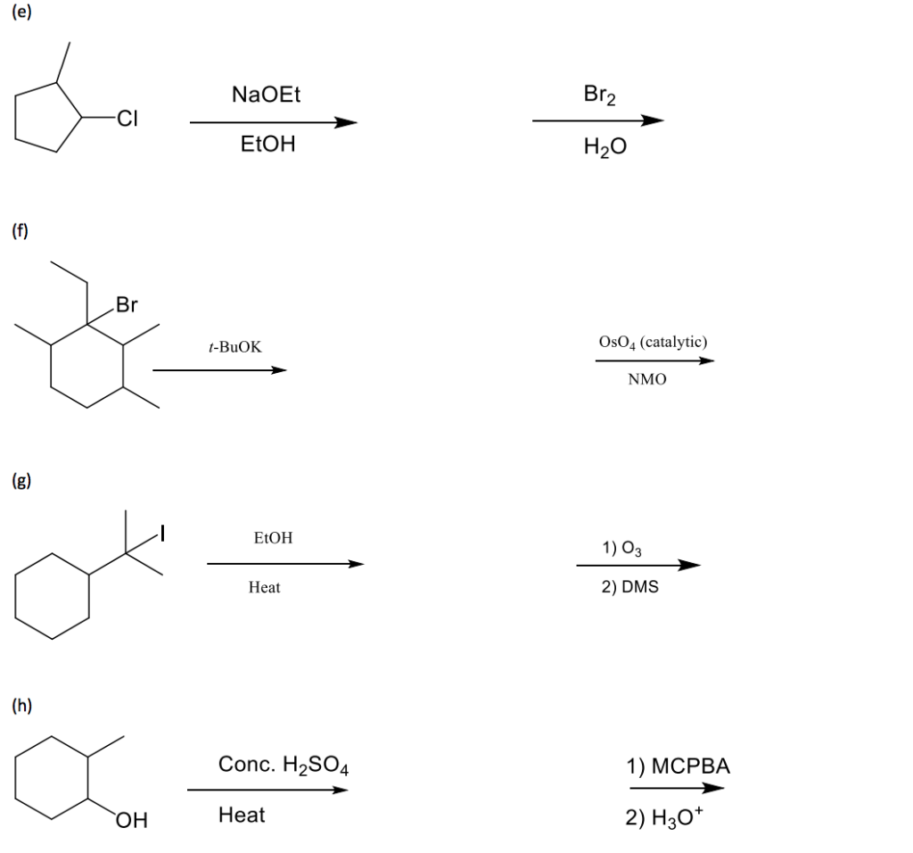 Solved 2. Predict the major product obtained from each of | Chegg.com