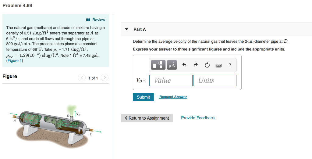 Solved Problem 4.69 Review The natural gas (methane) and | Chegg.com