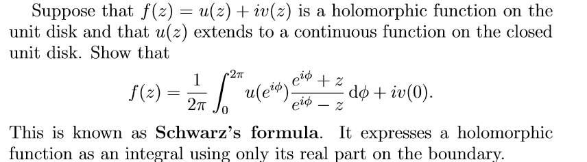 Solved Suppose that f(x) = u(z) + iv(z) is a holomorphic | Chegg.com
