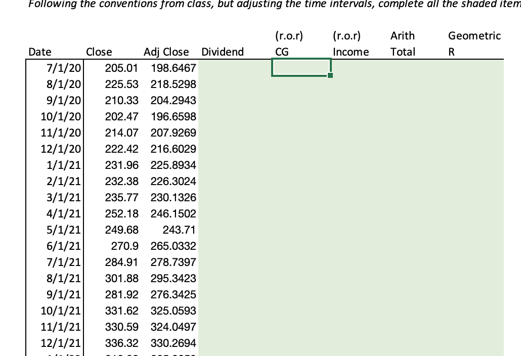 How do you solve for the columns to the right of | Chegg.com