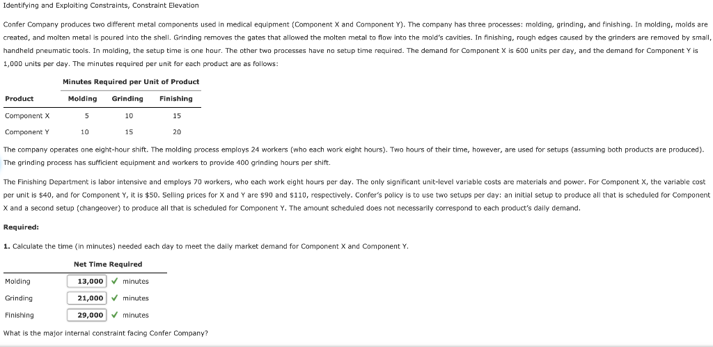 Solved Identifying and Exploiting Constraints, Constraint | Chegg.com