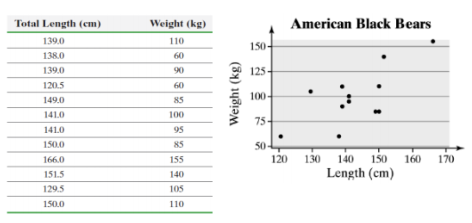 Solved Please help! The American black bear (Ursus | Chegg.com