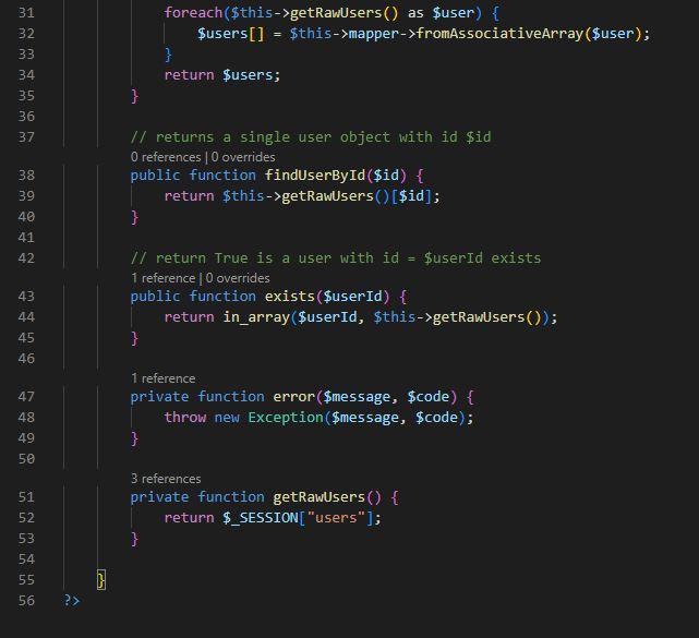 Solved CHANGE THIS CODE SO USES A DATABASE INSTEAD OF | Chegg.com