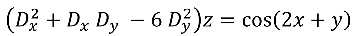 Solved Solve The Following Non Homogeneous Linear Partial
