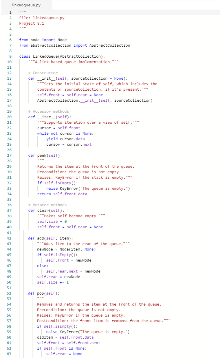 Complete the implementation of the LinkedBST class, | Chegg.com