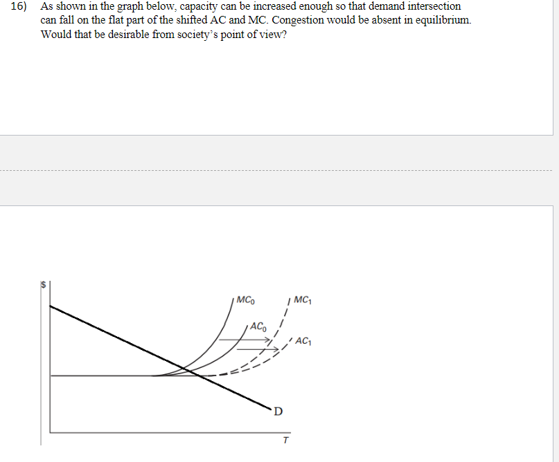 Solved 16) As shown in the graph below, capacity can be | Chegg.com