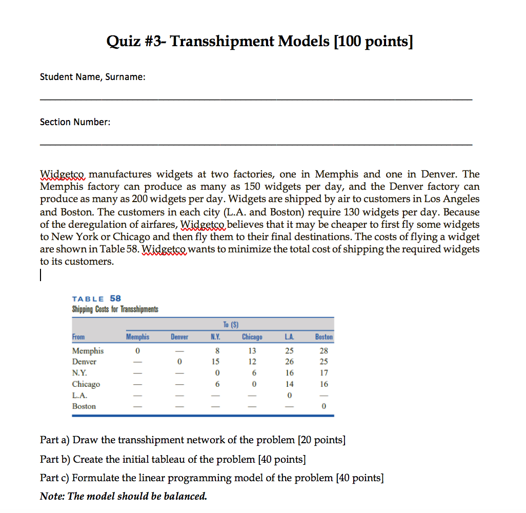 Widgetco manufactures widgets at two factories, one | Chegg.com