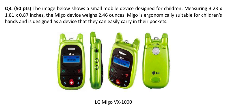 Solved Q3. (50 pts) The image below shows a small mobile | Chegg.com