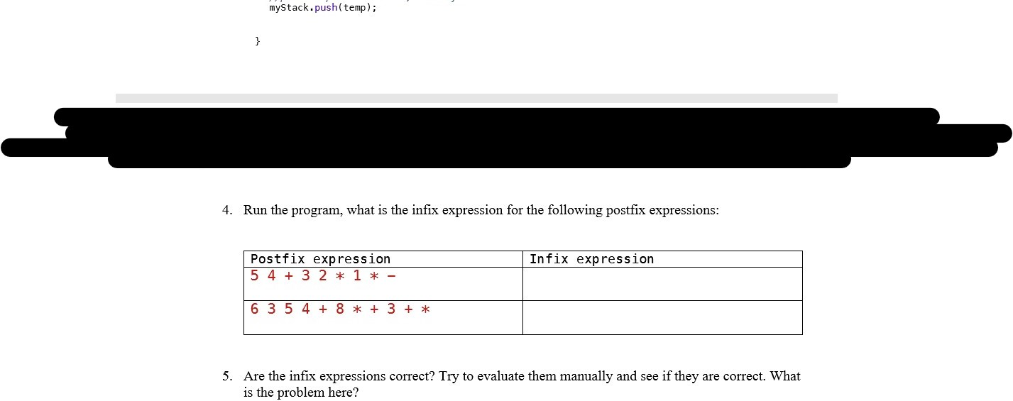 1. First, build an expression tree manually for the | Chegg.com