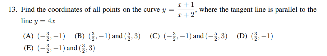 Solved 13. Find the coordinates of all points on the curve | Chegg.com