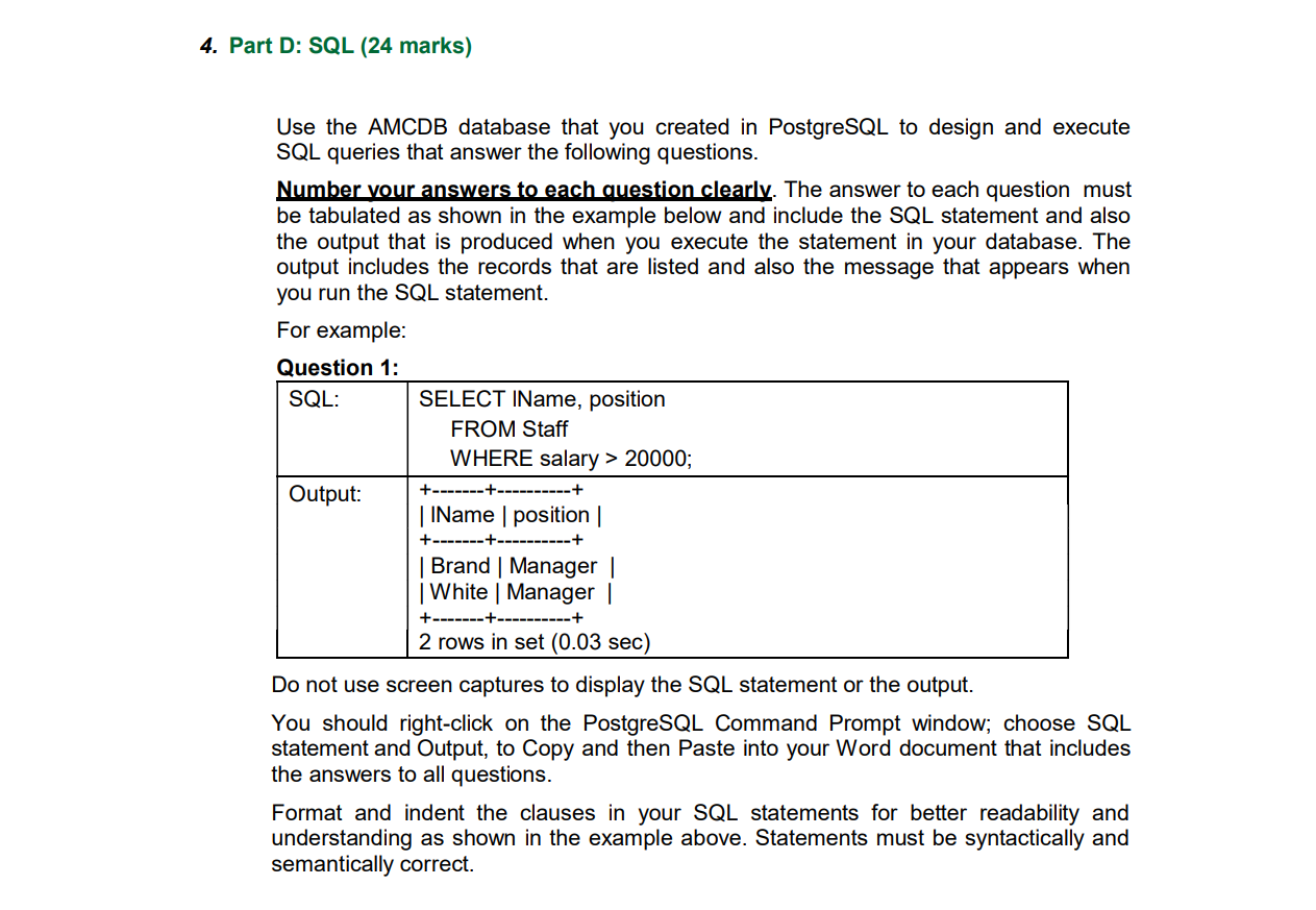 hi can you please answer part 4 Question 1. part 4 is | Chegg.com