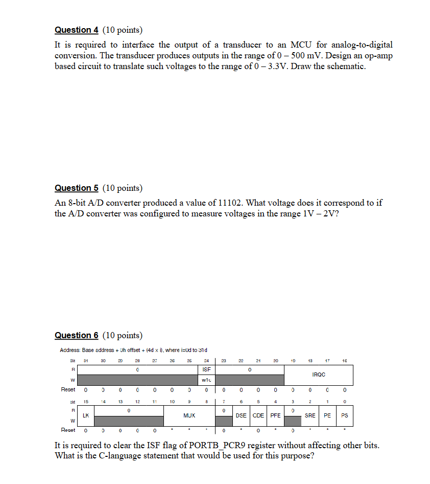 Solved Question 4 (10 ﻿points)It is required to interface | Chegg.com